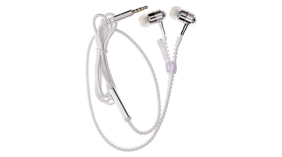 Luminous Zipper Earphones - Glow in the Dark Wired Earbuds