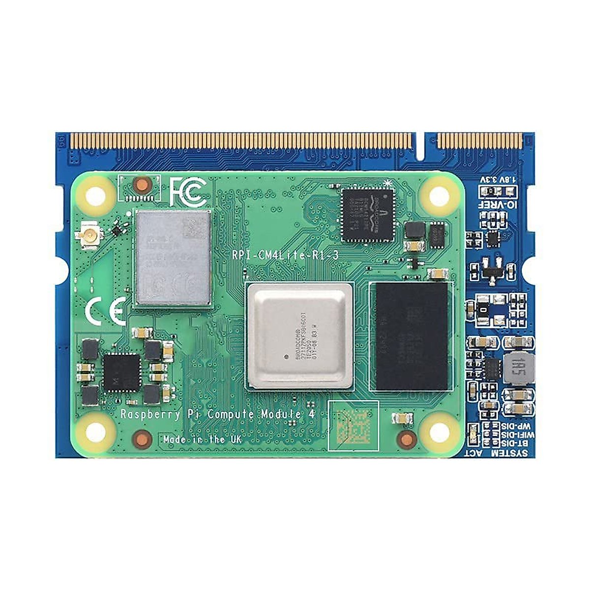 Expansion Board for Raspberry Pi Computer Module with Standard CM4 Socket to CM3 Adapter Interface Board Expansion Card Dual Video Output Replacement Base Board