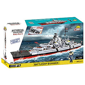 COBI Historical Collection World War II Battleship Bismarck, Executive Edition