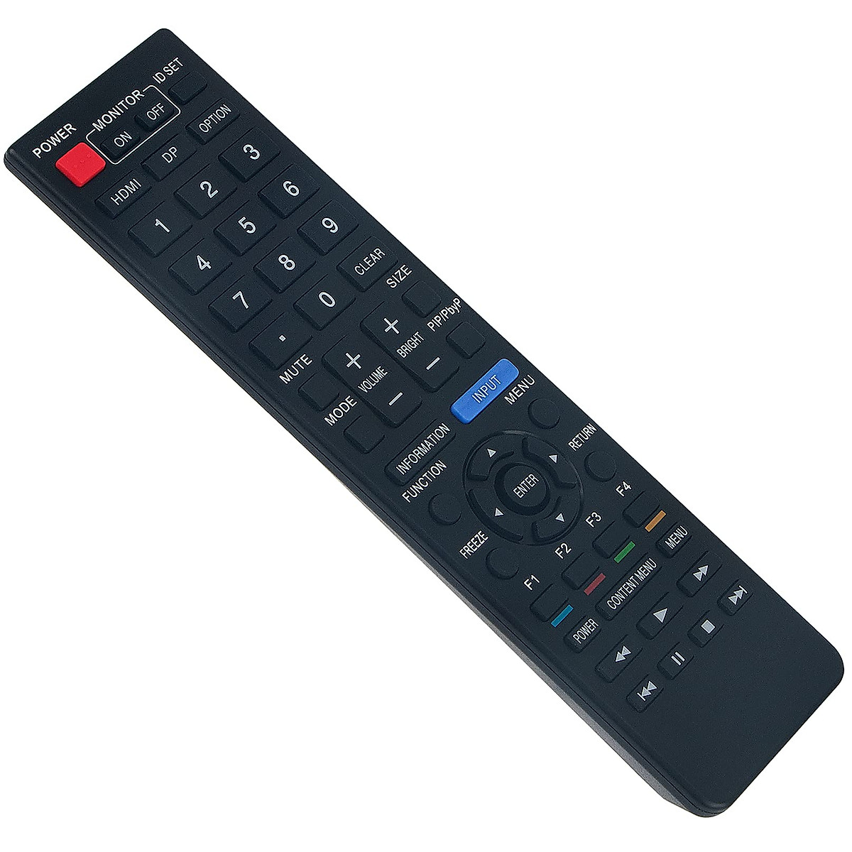 RRMCG1019MPPZ Replace Remote Commander fit for Sharp Information Display LCD Monitor PN-L651H PN-HW861 PN-HW651 PN-HW751 PN-HW431 PN-85TH1 PN-HW501 PN-C705B PN-C805B PN-CE701H PN-65TH1 PN-L851H