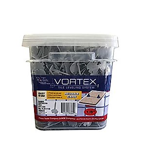 Vortex Tile Leveling System 1/8'' Base - 500 Pieces