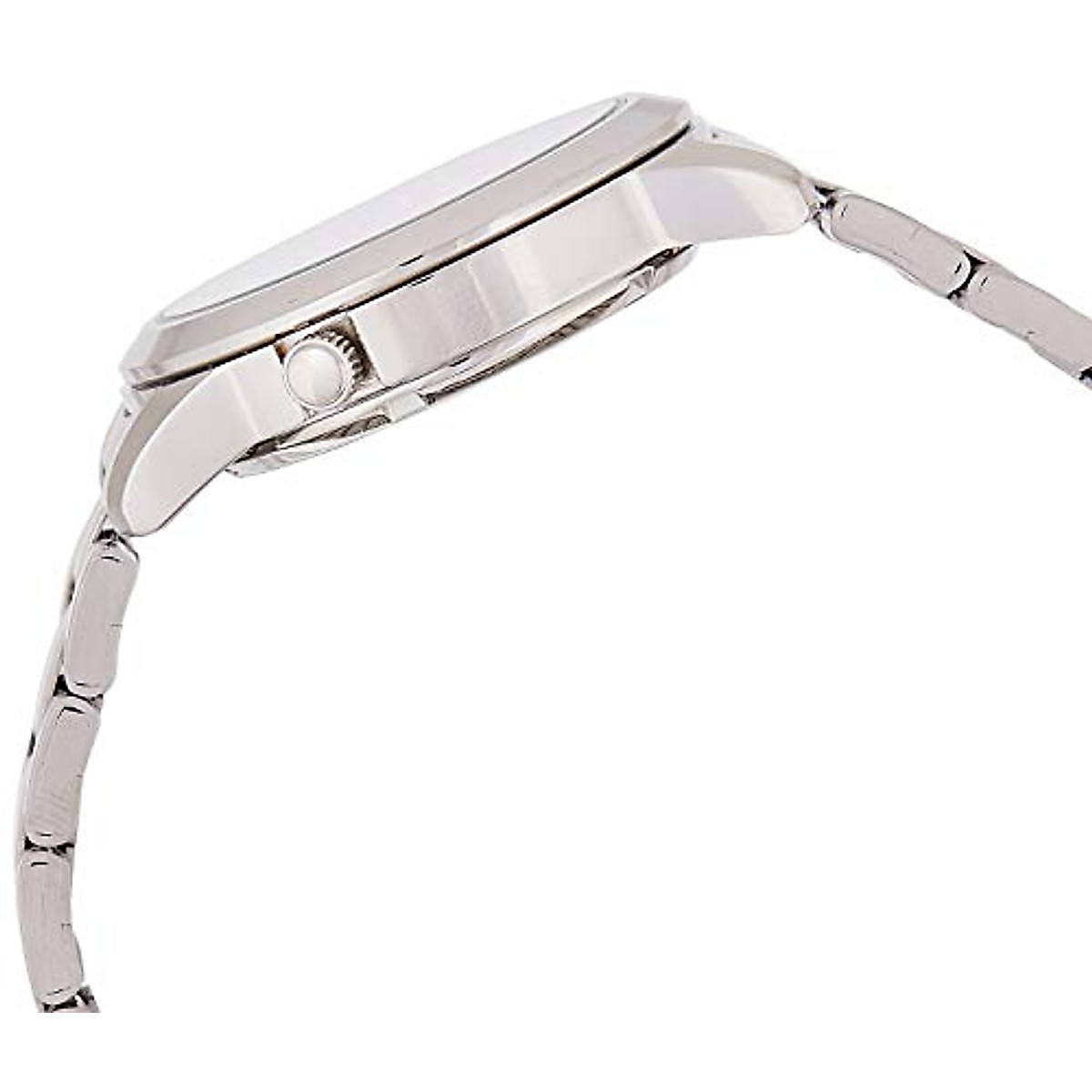 SEIKO Men's SNKK25 5 Stainless Steel White Dial Watch