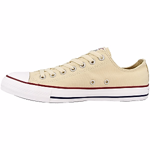 Converse Unisex Chuck Taylor All Star Low Top Natural Sneaker, Natural White, Men's 6.5/ Women's 8.5 Medium
