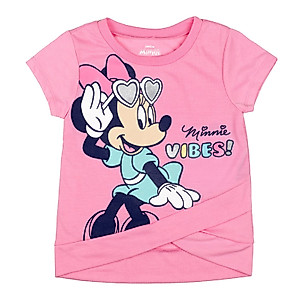 Disney Minnie Mouse Infant Baby Girls Graphic T-Shirt & Leggings Blue/Pink 24 Months