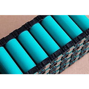 Heyiarbeit 3Pcs 10x10 Tandem 18650 Lithium Battery Holder Cell Spacer Bracket for DIY Battery Pack Hole Dia 18.5mm/0.73"