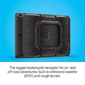 Garmin zūmo XT, All-Terrain Motorcycle GPS Navigation Device, 5.5-inch Ultrabright and Rain-Resistant Display
