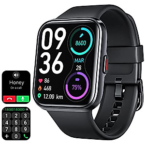 Smart Watch for Men Women(Answer/Make Call), Alexa Built-in,1.7'Fitness Watch with Heart Rate SpO2 Sleep Monitor 60 Sports IP68 Waterproof Activity Trackers and Smartwatches for iPhone Android Phones