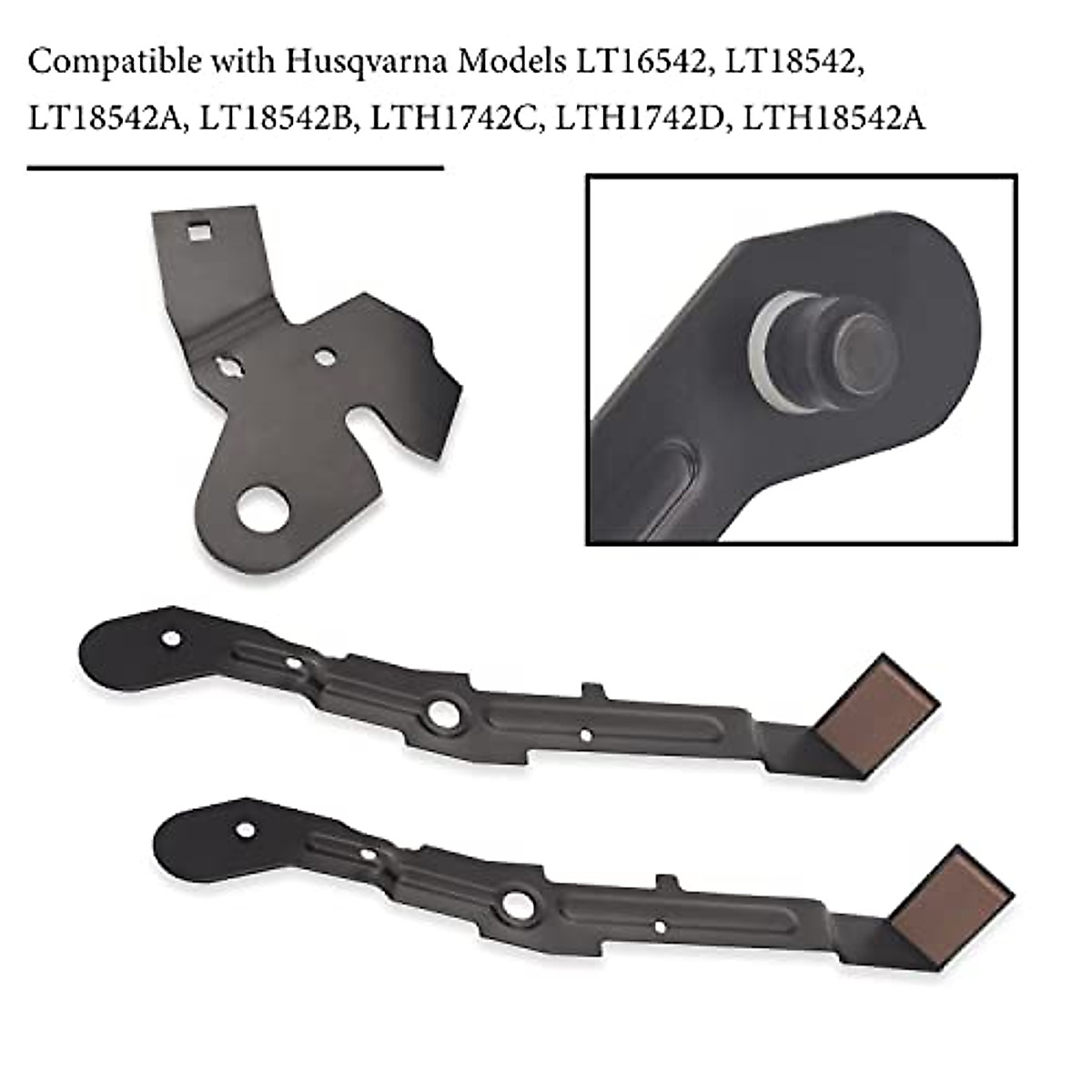 LIZEWEI 532151785 532184907 532155046 Arm Bracket Roller Cam Kit for Husqvarna Craftsman Riding Mower 42 Inch Deck LT1000 LT2000