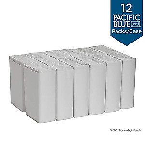 Pacific Blue Select C-Fold Paper Towels By GP PRO (Georgia-Pacific), White, 20241, 200 Towels Per Pack, 12 Packs Per Case (2400 Total), 10.10" x 13.20