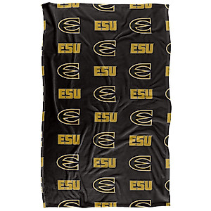 Emporia State University Hornets Blanket, 36"x58", Logo Pattern, Silky Touch Super Soft Throw
