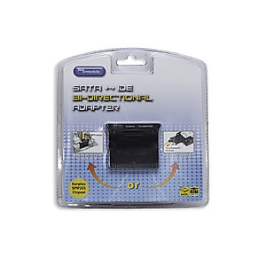 SYBA SATA II to IDE PATA ATA133 Bi-Directional Adapter for 2.5" 3.5" HDD SSD CD DVD SD-ADA50016,Black