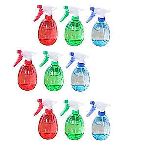 Yardwe 9Pcs Watering Can Watering Tool Hand Pressure Sprayer Refillable Sprayer Hair Spray Bottle Empty Mist Spray Bottle plastic spray bottles clear plastic containers small containers