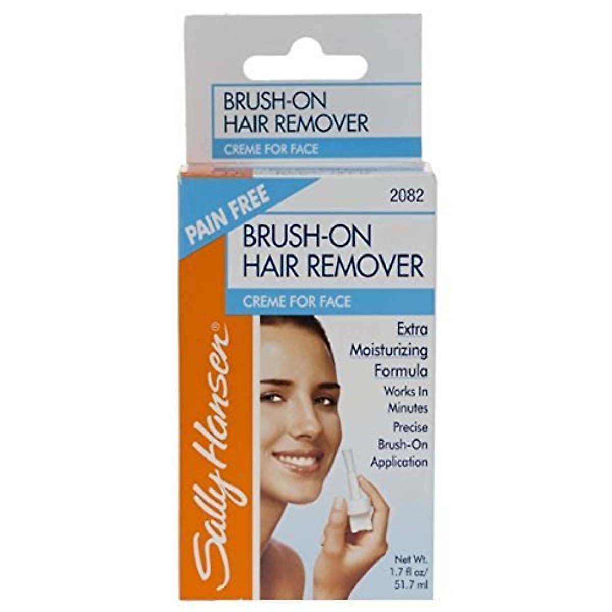 Sally Hansen Brush On Hair Removal Kit, 1.7-Ounces (Pack of 4)
