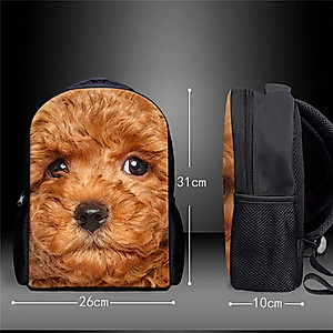 INSTANTARTS Fire Baseball Shoulder Backpack Kindergarten Set Pencil Bag with Lunch Box,Combustion