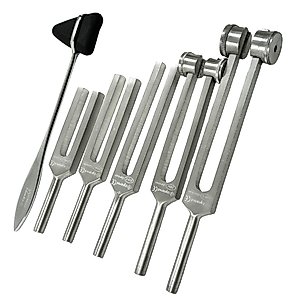 Tuning Fork Set of 5 Taylor Hammer Diagnostic Instruments CYNAMED