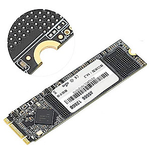 M.2/NGFF Solid State Drive, 2280 128GB SSD with 551MB/S Reading Speed and 212MB/S Writing Speed for Laptop Desktop Computer AS606