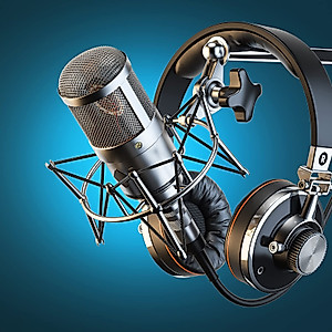 8 Pieces Black Universal Elastic Bands Replacement Microphone Shock Mount Rubber Ring Shock Mount Holder Clamp Clip for Microphone Shock Mount Mic Holder Clip