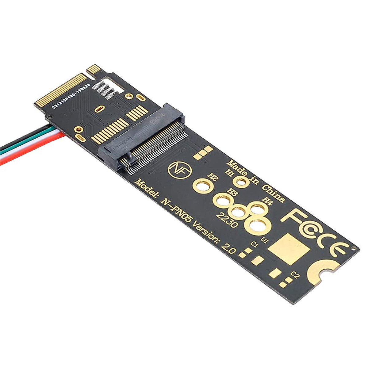 xiwai NGFF A/E-Key Card to M.2 NGFF Key-M NVME SSD Adapter for AX200
