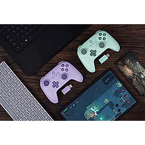 8Bitdo Ultimate C 2.4g Wireless Controller for Windows PC, Android, Steam Deck & Raspberry Pi (Lilac Purple)
