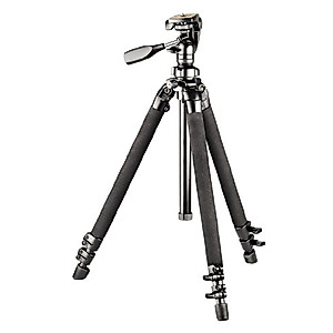Bushnell Advanced Tripod for Binoculars, Spotting Scopes, and Cameras - Durable Aluminum Construction with Adjustable Legs and Center Column for Stability