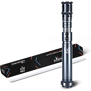 Light Saber V7 Changeable Colors - Smooth Swing and Sound Dueling Light Sabers RGB - 10 Sound Effects