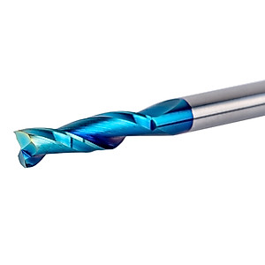BITITZ 2-Piece Up Cut Carbide Spiral Router Bit 1/4inch Shank 1/4inch Cutting Diameter for CNC Router Machine Woodwork Engraving Carving