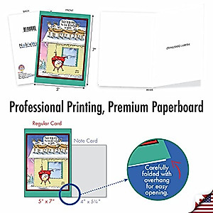 NobleWorks - Variety Pack of 36 Funny Assorted Christmas, New Year Cards Box Set, Mixed Occasions w/Envelopes Holiday for Men, Women (36 Designs, 1 Each) - Favorite Holiday Toons AC6736XXG-B1x36