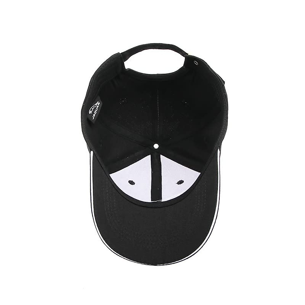 ARKOSKNIGHT Adjustable Embroidered Baseball Caps Jagvar Logo Racing Motor Hat Fashion Street Dancing Sports Travel(JB Black)