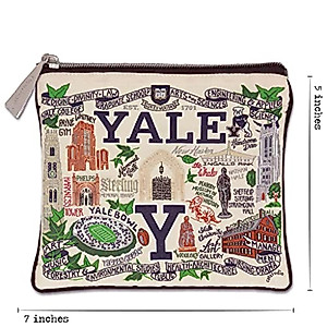 Catstudio Yale University Collegiate Zipper Pouch Purse | Holds Your Phone, Coins, Pencils, Makeup, Dog Treats, & Tech Tools