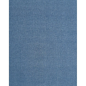 Company C Colorfields Bryn 2' x 3' Accent Doormat Rug | Hand-Tufted Loop Pile 100% Wool | 5/8" Thick | Indigo Blue Navy | Small Rug Entry Kitchen Living Dining Room Bedroom | GoodWeave Certified