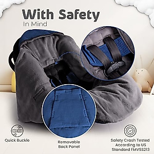 Swaddyl Carseat Cover - Car Seat Cover for Baby Carseat - Baby Girl Car seat Blanket - Car Seat Blankets for Babies Winter Essential