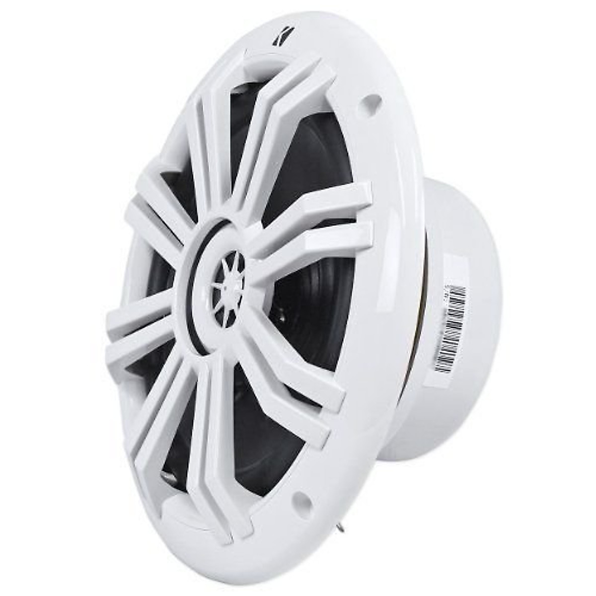 4 x Kicker 6.5" Marine Boat Coaxial White Speakers Combo Bundle With Pyle Elite Series 400 Watt 4-Channel Marine Car Bluetooth Amplifier and 8 Gauge Total Amplifier Installation Wiring Kit