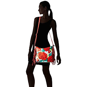 Anna by Anuschka Large Hobo Shoulder Bag, Romantic Rose