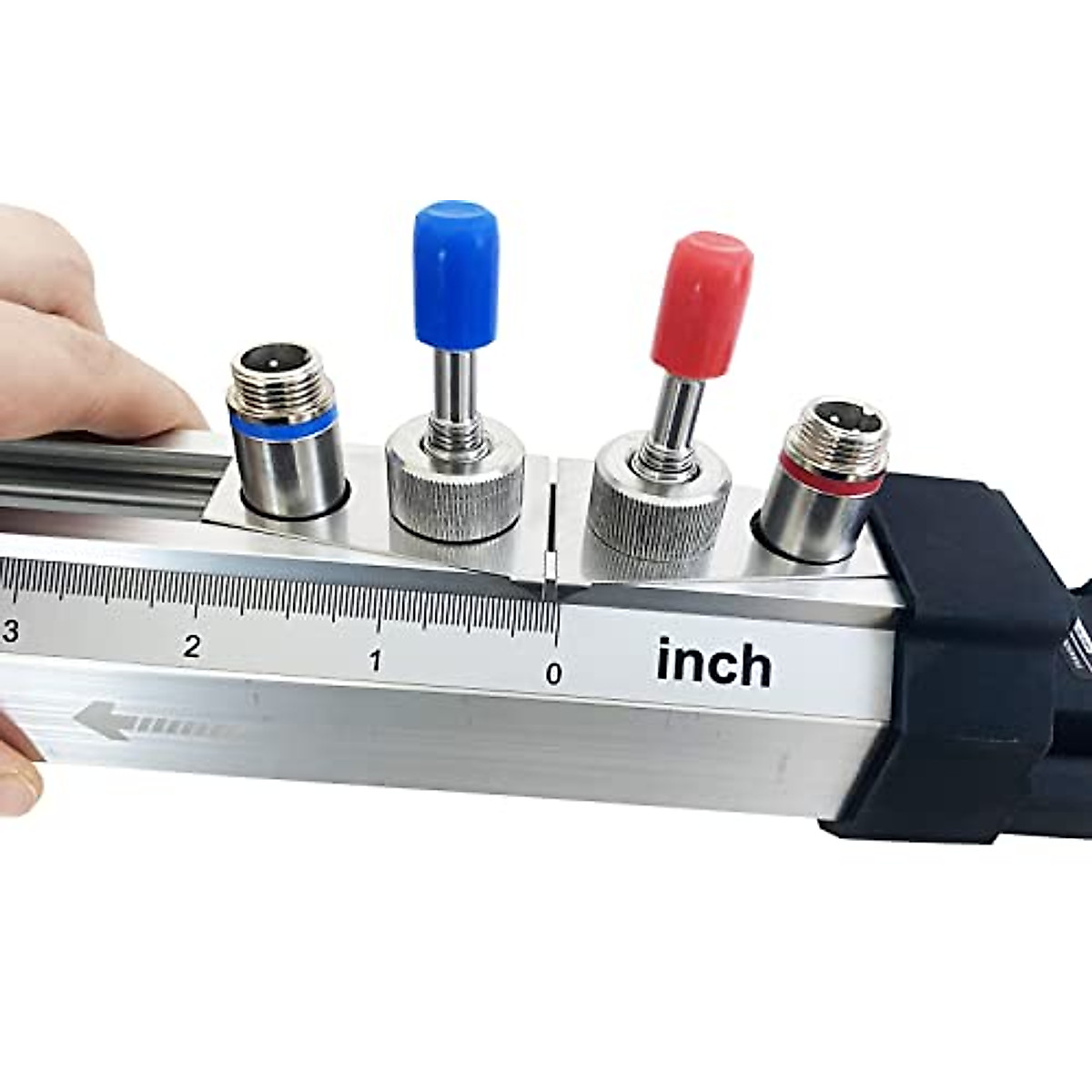 VTSYIQI Ultrasonic Flow Meter Sensor Transducer HS Clamp On Mounting Sensor for Ultrasonic Liquid Flowmeter with Measuring Range DN25mm to DN100mm