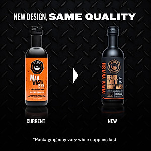 GIBS Grooming 3 in 1 Body Wash for Men - Beard & Hair Moisturizing, & Cleansing Liquid Body Wash with Tea Tree Oil & Copaiba Balsam - Sulfate & Paraben Free Shower Gel - 12 Oz