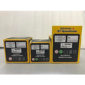 Roxenda Speed Cube Set, Speed Cube Bundle of 2x2 3x3 4x4 Megaminx and Pyramid Cube Smoothly Stickerless Magic Cubes Collection for Kids Teens & Adults [5 Pack]