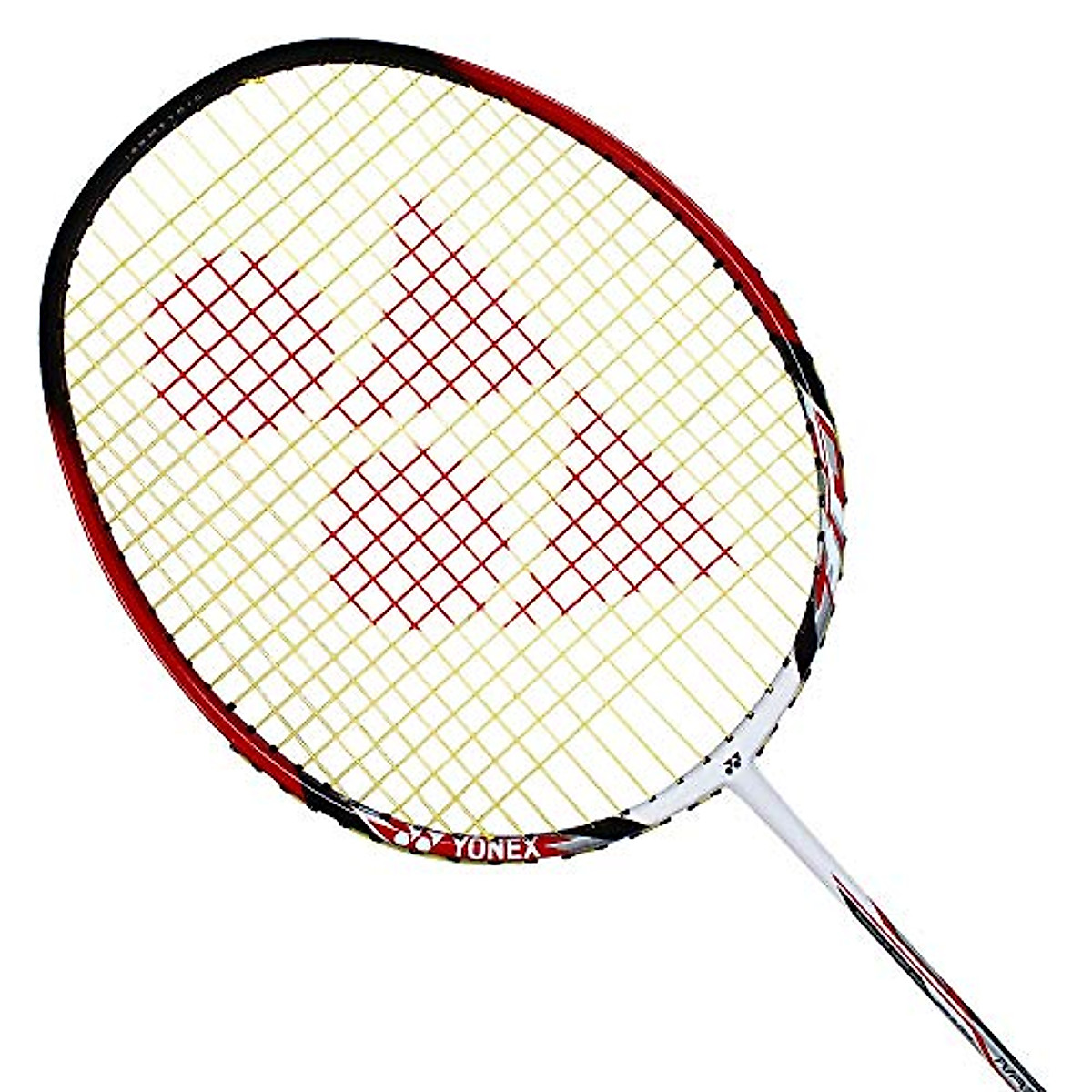 YONEX NR 7000i Graphite Strung Badminton Racket with Full Racket Cover (White/Red)| for Intermediate Players | 80 Grams |Maximum String Tension - 24lbs