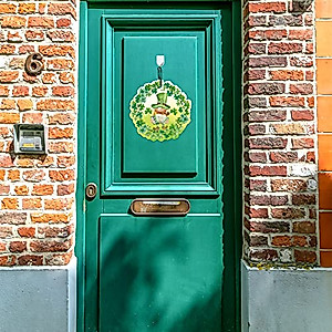 St. Patrick's Day Door Sign Hanging Decorations Shamrock Wreath Welcome Home Decor Party Supply