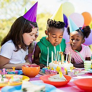 Plastic Fruit fork with Animal Decor, Cute Food Picks for Cake Dessert Fruit-platter, Reusable Mini Toothpick Bento Box Party Supply Lunch Accessories (random style) (112)