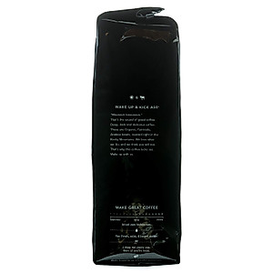 Kicking Horse Coffee, Kick Ass, Dark Roast, Whole Bean, Certified Organic, Fairtrade, Kosher Coffee, 2.2 lb, 35.2 Ounce & Kick Ass, Dark Roast, Ground, 10 oz - Certified Organic, Fairtrade