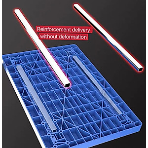 Dolly cart Folding Platform cart with 660/880 lbs Weight Capacity Push Cart Dolly Moving Platform Hand Truck Add 2 reinforcing Steel bar in it 360 Degree Swivel Wheels Loading and Storage (880lbs)