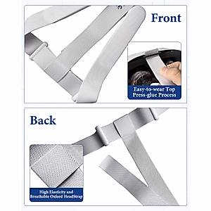 Head Strap for Oculus Quest 2 Headset, Original Replacement Head Strap Compatible with Meta Quest 2 Headstrap with 4 Pcs Controller Thumb Grip Caps，for Oculus Quest 2 HeadStrap，Original Head Strap