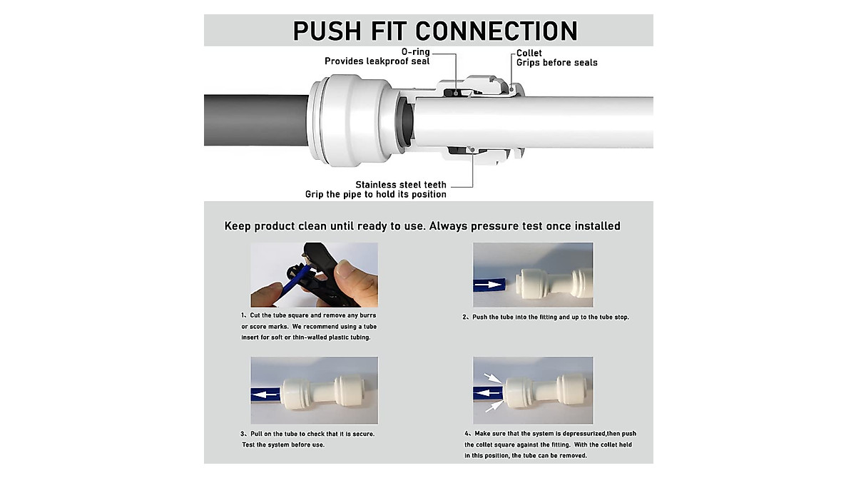 Malida RO Water Systems Ice Maker Kit - Easy Installation