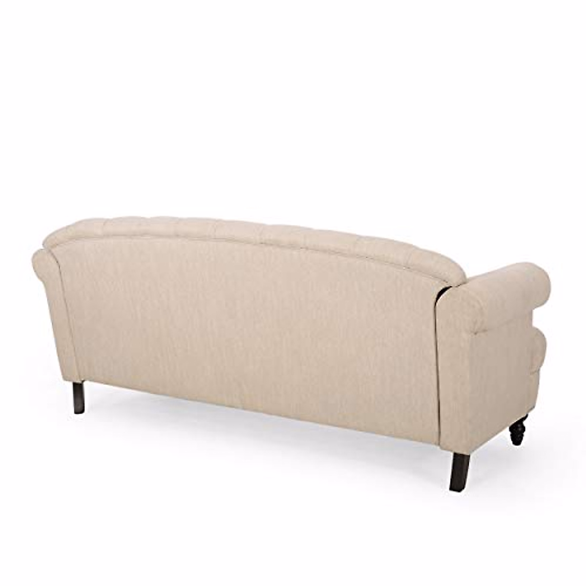 Christopher Knight Home Tracy Contemporary Deep Tufted Sofa with Nailhead Trim, Beige
