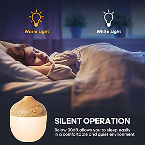 Small Humidifiers For Bedroom - 400ML Mini Desk Personal Humidifier, Portable Cool Mist Humidifiers For Room Baby Travel Plant Office Home, Super Quiet, Easy Clean, C