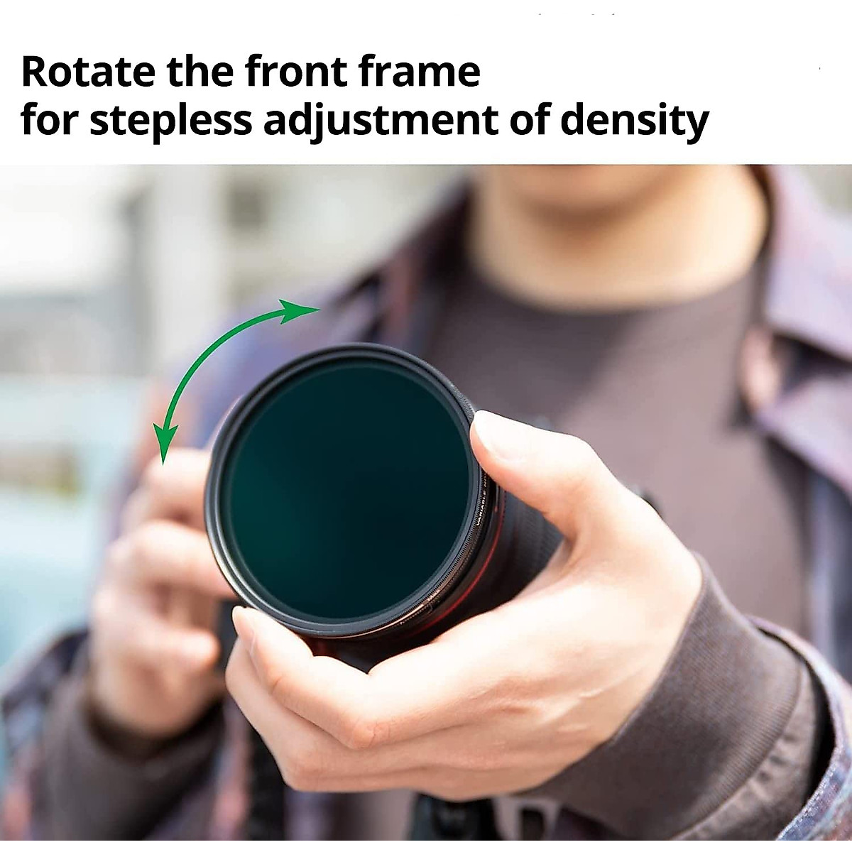Kenko ND Filter PRO1D Smart Variable NDX3-450 Filter 82mm, for reducing The Amount of Light, Stepless Concentration Adjustment