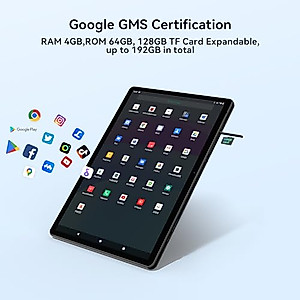 A DREAMER Android 13 Tablet: Octa Core CPU, 4G LTE Tablet with SIM Card Slot Unlocked, 64GB ROM, 6000mAh Battery, 2MP+5MP Dual Camera, Tablet for Kids