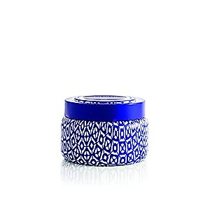 Capri Blue Scented Candle with Tin Candle Holder - Cotton Wick - Luxury Aromatherapy Candle - 8.5 Oz - Volcano