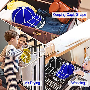 YEENOR Hat Washer, Cap Washer 3 Pack, Baseball Cap Washers,Baseball Hat Cleaner/Cleaning Protector,Ball Cap Washing Frame Cage Hat Washing Holder