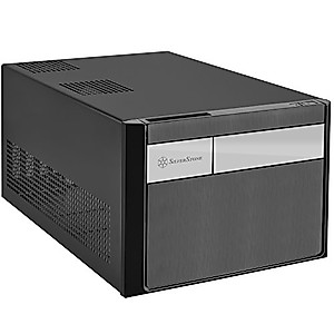 Silverstone Tek Micro-ATX, Mini-DTX, Mini-ITX Small Form Factor Computer Case, Compatible with ATX PSU Cases SG11B